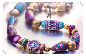 FIMO Beads with Leaf Metal - DIY Tips