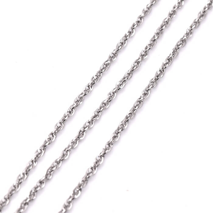 Double-link stainless steel chain 2mm (50cm)
