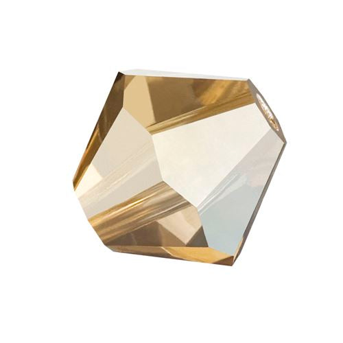Bicone Preciosa Crystal Golden Flare Full 00030 238 Gif 2X - 2,4x3mm