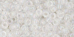 161 - Toho beads 8/0 transparent rainbow crystal