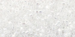 cc161 - Toho Treasure beads 11/0 transparent rainbow crystal